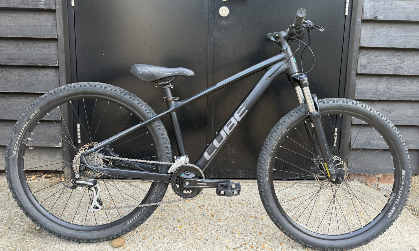 Cube Aim Race Black 'n' Azure Small Ex Hire | New Forest Cycling Cube ...
